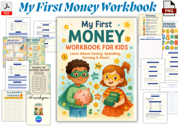 Money Manifestation Exercises Workbook Graphic by Nora as · Creative ...
