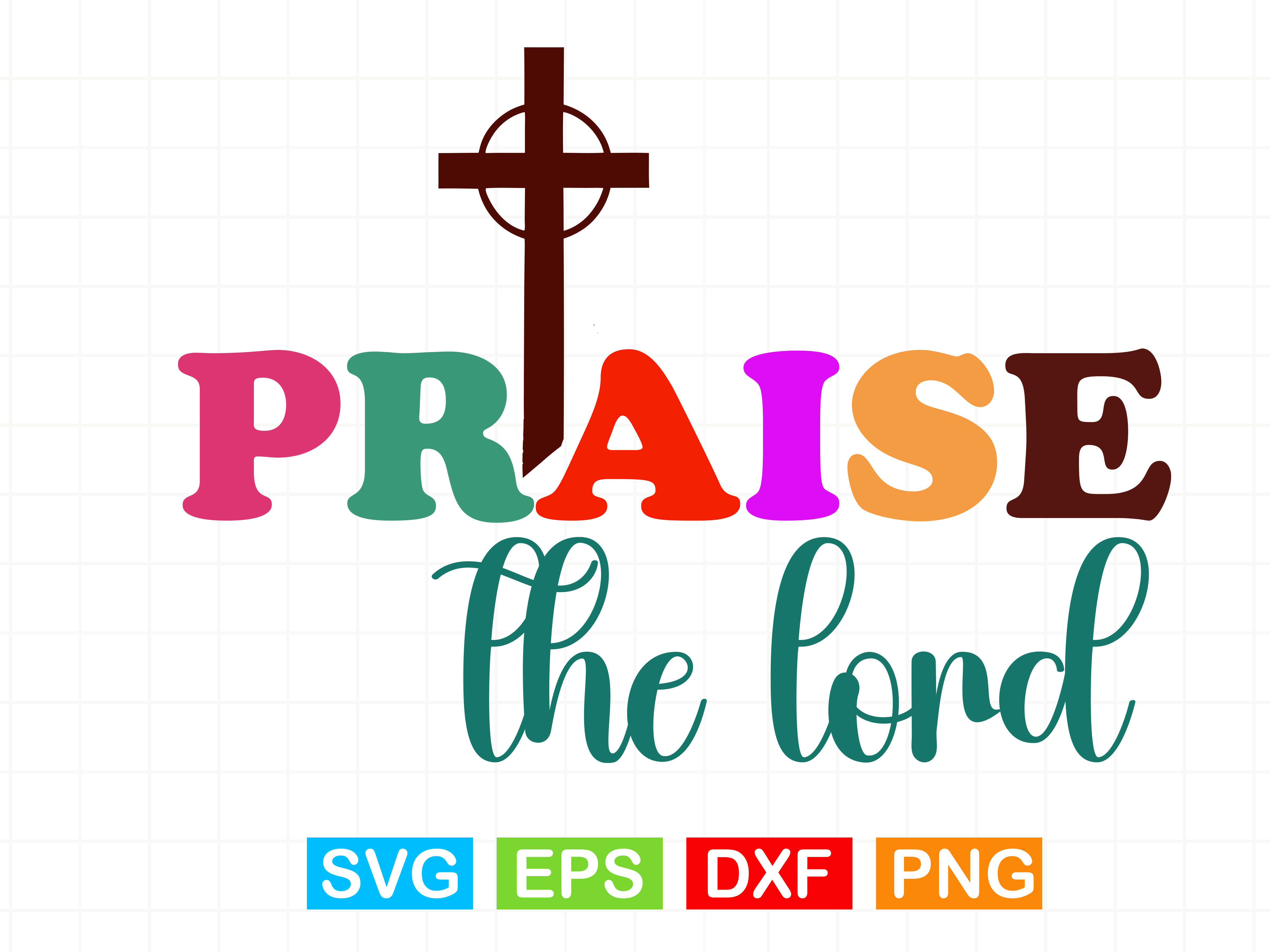 Praise the Lord Svg Graphic by Creativity Designer · Creative Fabrica