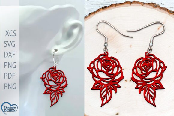 HoneyBee Laser Cut Earrings. · Creative Fabrica