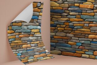 Stone Wall Digital Papers Graphic by Forhadx5 · Creative Fabrica