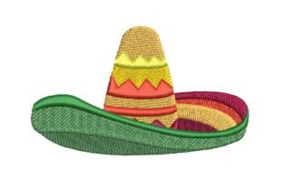 Colorful Festive Sombrero · Creative Fabrica
