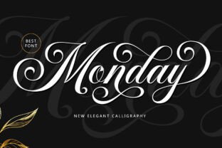 Monday Font by Mastertype · Creative Fabrica