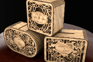 Elegant Wedding Card Boxes · Creative Fabrica
