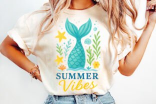 Mermaid Summer Vibes Png, Beach Png Graphic by TheRuralArtisan ...