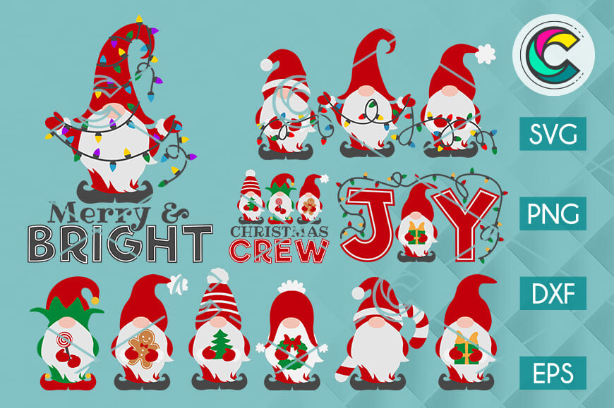 Gnome Christmas SVG Bundle Graphic by creative.vector.studio · Creative ...