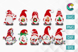 Gnome Christmas SVG Bundle Graphic by creative.vector.studio · Creative ...