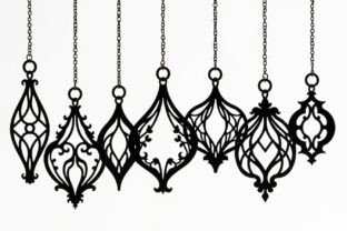 Laser Cut Pendant Design Bundle Graphic by Designs River · Creative Fabrica