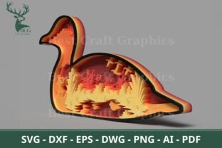 Duck Hunting Layered SVG · Creative Fabrica