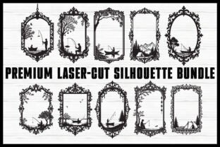 Nature Laser Cut Frame Bundle Graphic by Amazin_art · Creative Fabrica