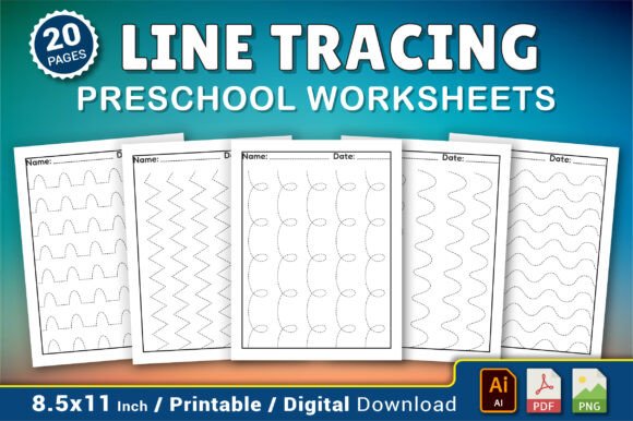 Preschool Alphabet D-E-F Worksheets Graphic by NovaForge Studio ...