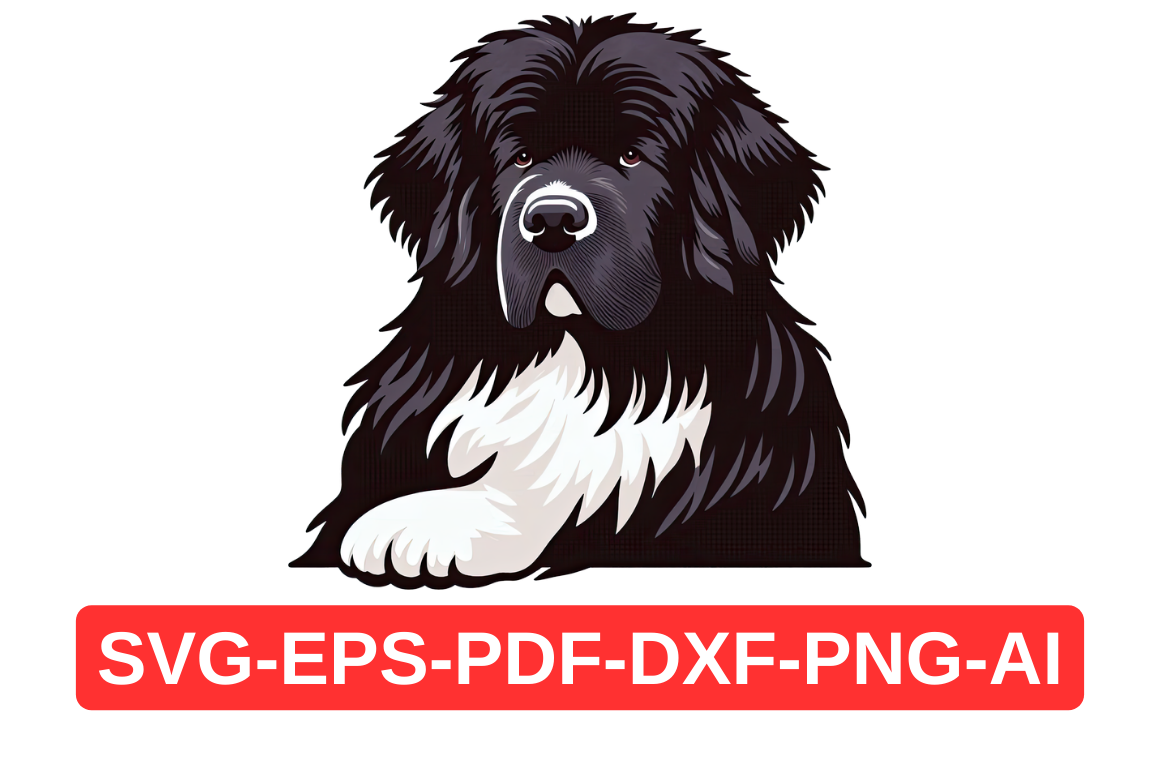 Newfoundland SVG, Clipart, Print Vector Graphic by Artful Assetsy ...