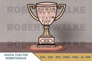 Best Dad Ever Laser Cut SVG File · Creative Fabrica