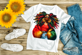 Juneteenth Rasta Queen PNG Graphic by Charmed Pixels Studio · Creative ...