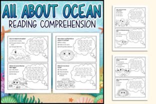 All About Ocean Life Reading Worksheets Graphic by TheStudyKits ...