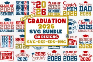 Graduation 2026 Svg Bundle Graphic by SVG creation · Creative Fabrica