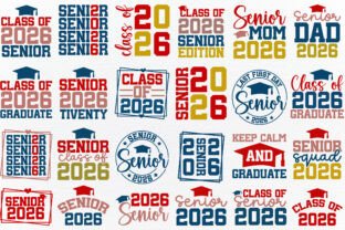 Graduation 2026 Svg Bundle Graphic by SVG creation · Creative Fabrica