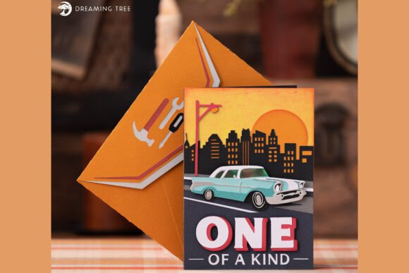 Classic Cruiser Card SVG · Creative Fabrica