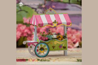Flower Cart SVG · Creative Fabrica
