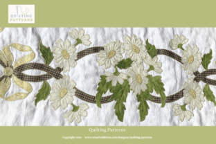 Pattern of Applique PDF Graphic by Quilting patterns · Creative Fabrica