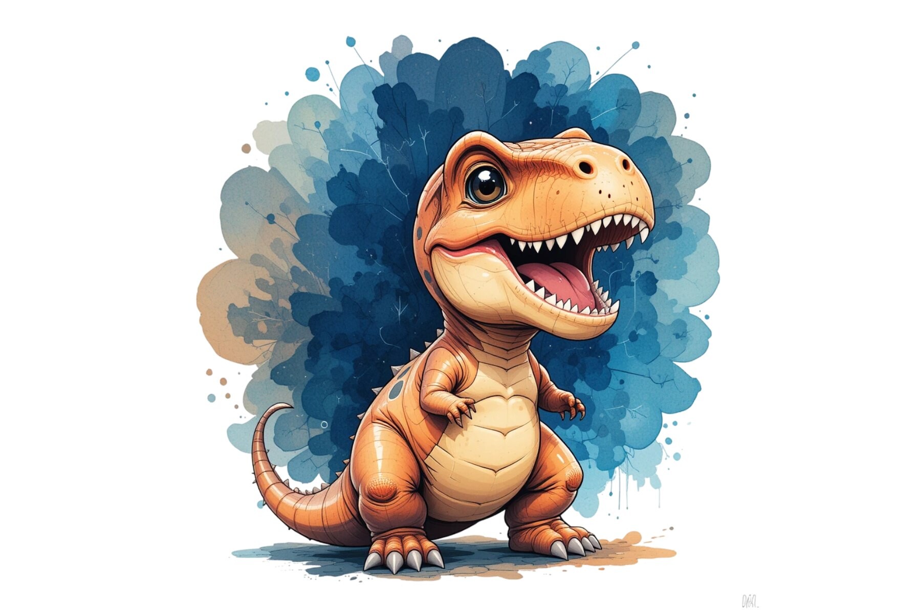 Retro Wacky Dinosaur Retro Printable Graphic by Design BLOOM · Creative ...