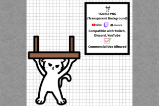 White Cat Emotes Pack for Streamers Graphic by Fordacutie Goodies ...