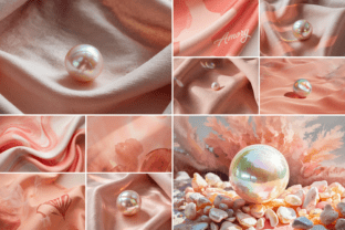 Muted Coral Mist Texture Graphic by Aamo · Creative Fabrica