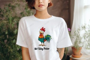 Not Today Pecker PNG, Funny Rooster Clip Graphic by DeeNaenon ...