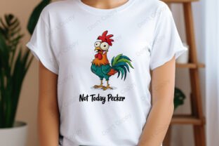 Not Today Pecker PNG, Funny Rooster Clip Graphic by DeeNaenon ...