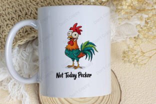 Not Today Pecker PNG, Funny Rooster Clip Graphic by DeeNaenon ...