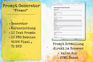 Prompt Generator Text Designs Graphic by Thomas Mayer · Creative Fabrica