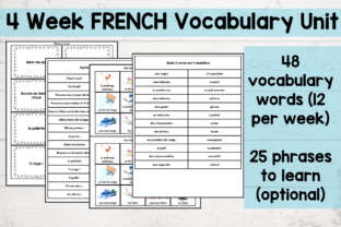 French Winter Vocabulary Unit Graphic by MessyBeautifulFun · Creative ...