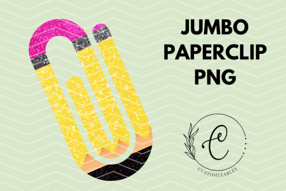 Jumbo Paperclip Design Png Graphic by Customizables · Creative Fabrica