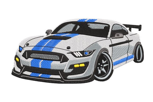 Modern Racing Car · Creative Fabrica