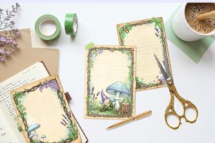 Whimsical Forest Junk Journal Kit Graphic by anisgott · Creative Fabrica