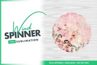 Birds with Pink Flowers Wind Spinner Graphic by Regulrcrative ...