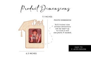 Class of 2025 Graduation Photo Frame SVG · Creative Fabrica