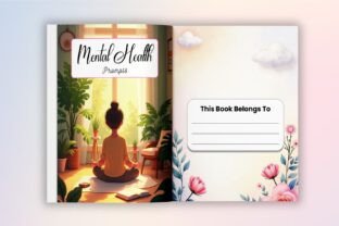 📖 Mental Health Prompts Journal Gráfico por munjixpro · Creative Fabrica