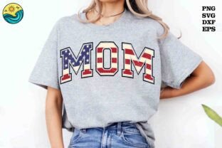 Patriotic MOM SVG, American Mom SVG Graphic by Amesborg Ocean ...