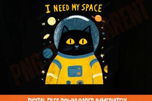 Space Cat Png, Astronaut Cat Sublimation Graphic by DeeNaenon ...