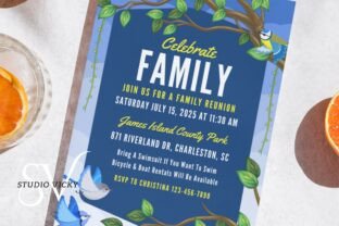Family Reunion Canva Invitation Template Graphic by Victoria Gates ...