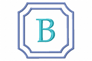 Double Framed Monogram Letter B · Creative Fabrica
