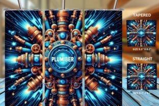 Plumber Tumbler Wrap Sublimation Graphic by Puma Prints · Creative Fabrica