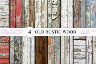 Vintage Rustic Wooden Texture Pack Graphic by sakibbddot21 · Creative ...