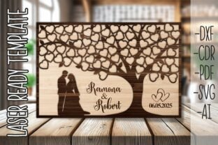 Wedding Guestbook Tree of Heart SVG · Creative Fabrica