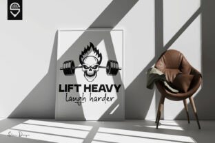 Lift Heavy, Laugh Harder Gym T-shirt Graphic by shaondesigns · Creative ...