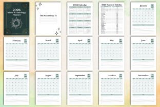 2026 Moon & Astrology Planner Graphic by KDP GRAVITY · Creative Fabrica