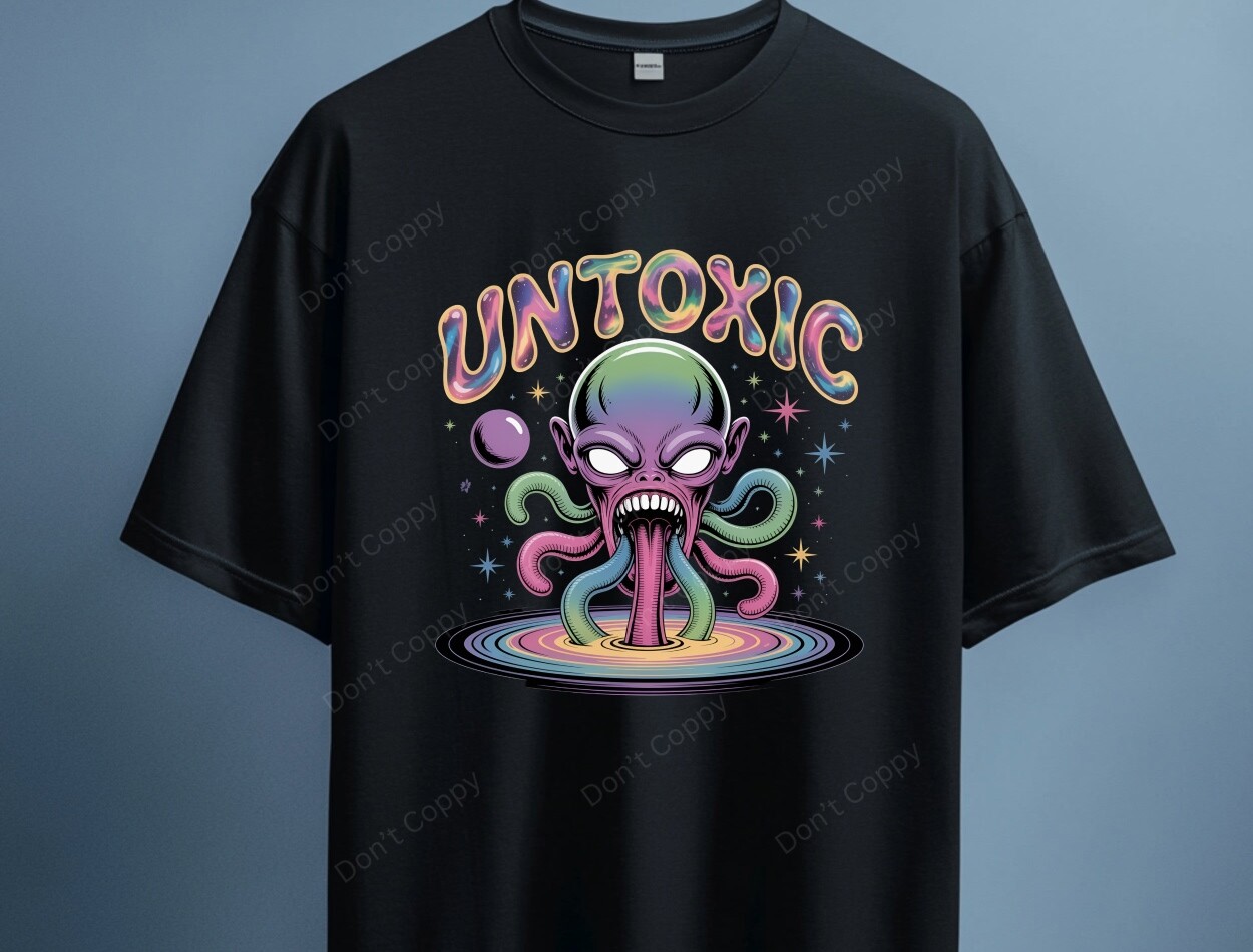 Untoxic Psychedelic Alien PNG, Cosmic Graphic by DeeNaenon · Creative ...
