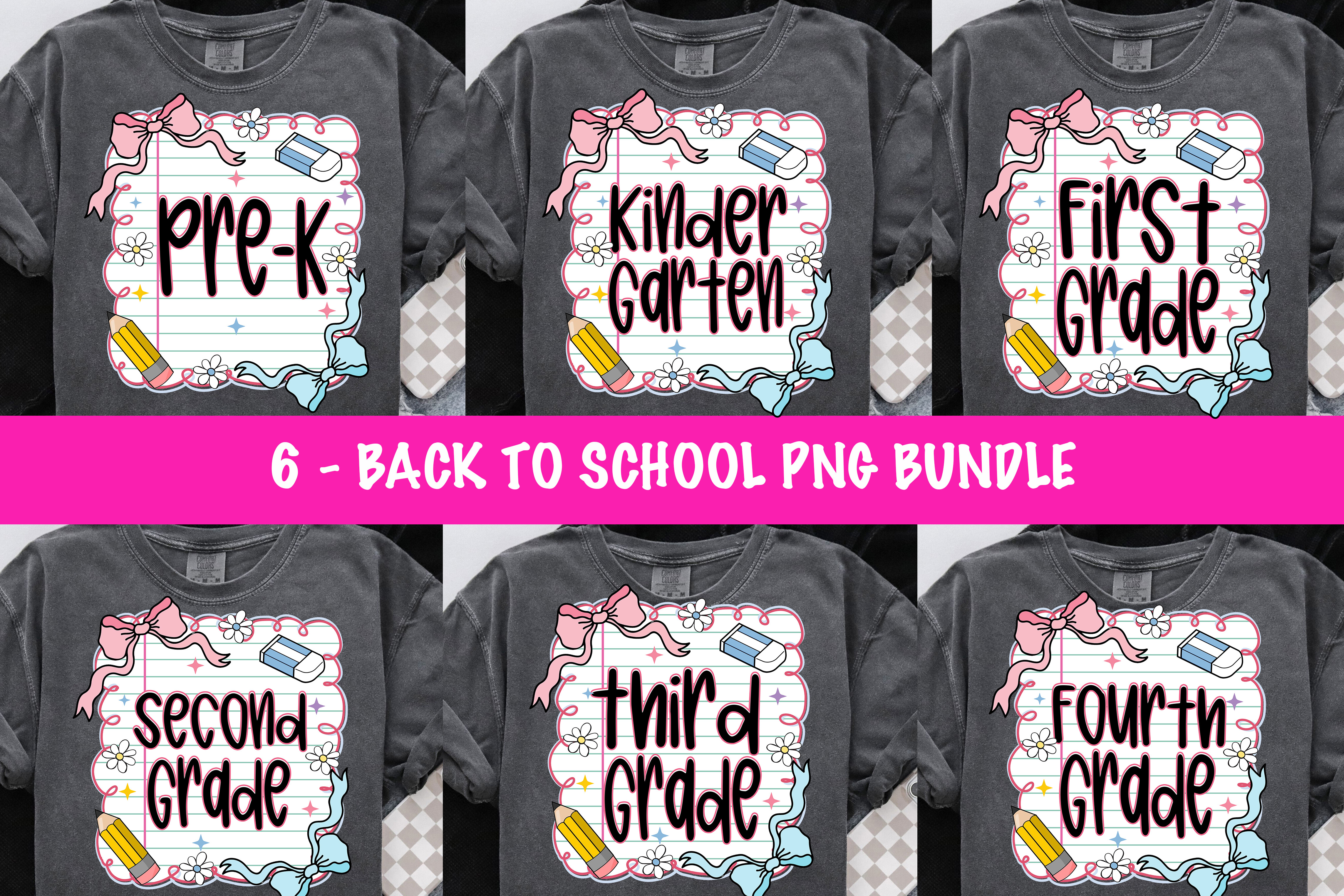 Preppy Back to School Bundle PNG Graphic by TheRuralArtisan · Creative ...