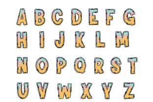 Ice Cream Drip Alphabet PNG, Waffle Cone Graphic by Luv Bijou ...