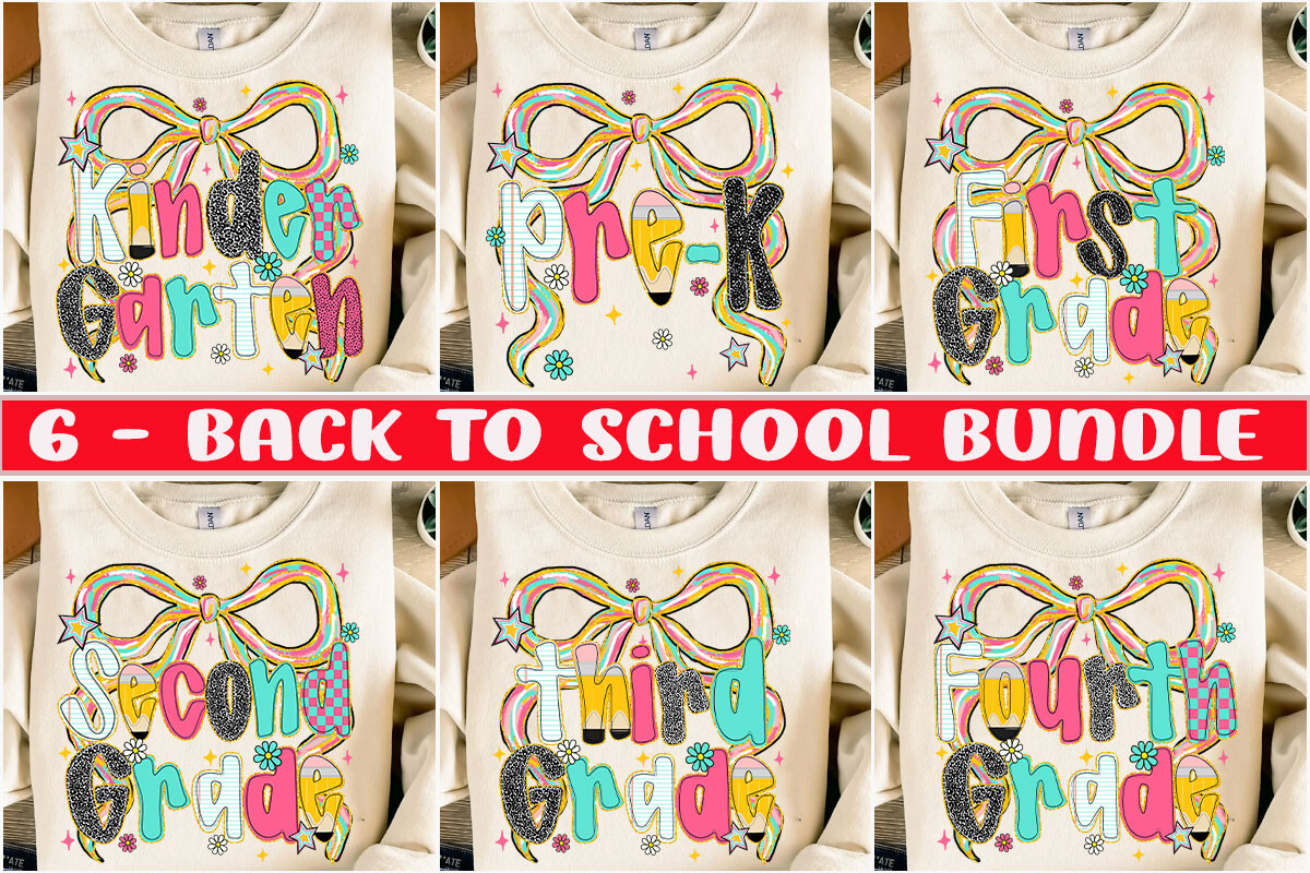 Coquette Back to School Png Bundle, BOW Graphic by Dragon.design ...